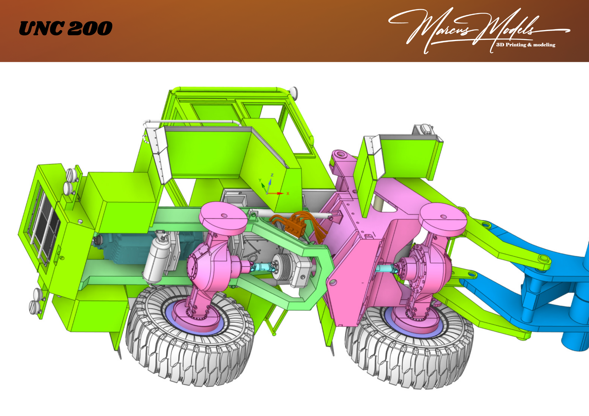 UNC 200 - Agro verze :: Marcus-models